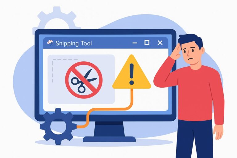 Snipping Tool Not Working: How to Fix It Fast