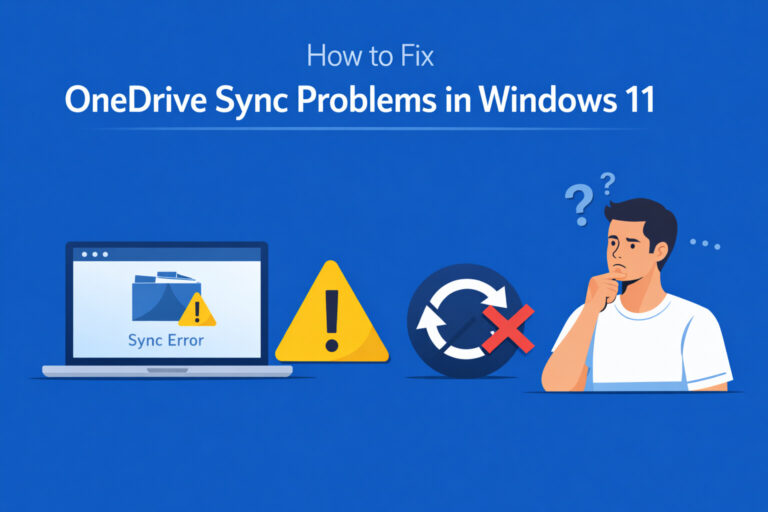 How to Fix OneDrive Sync Problems in Windows 11: (Step-by-Step Guide in ...