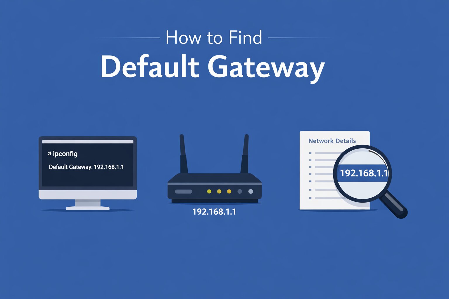 How to Find Default Gateway on Windows (All Methods, 2026)