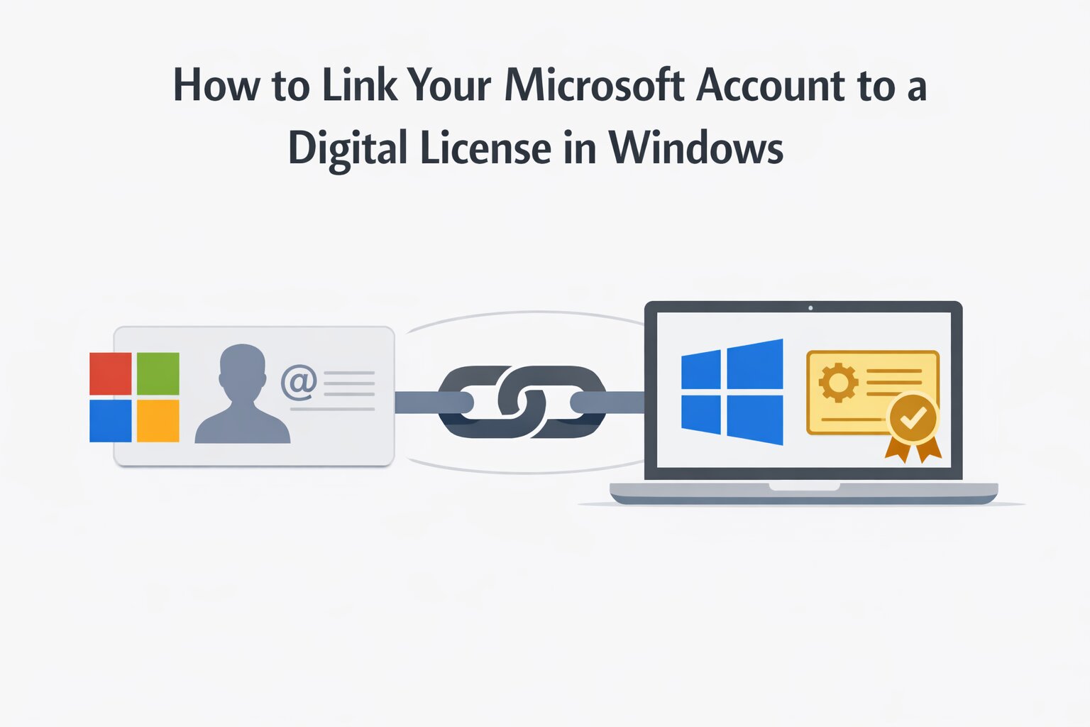 How to Link Your Microsoft Account to a Digital License in Windows 2026