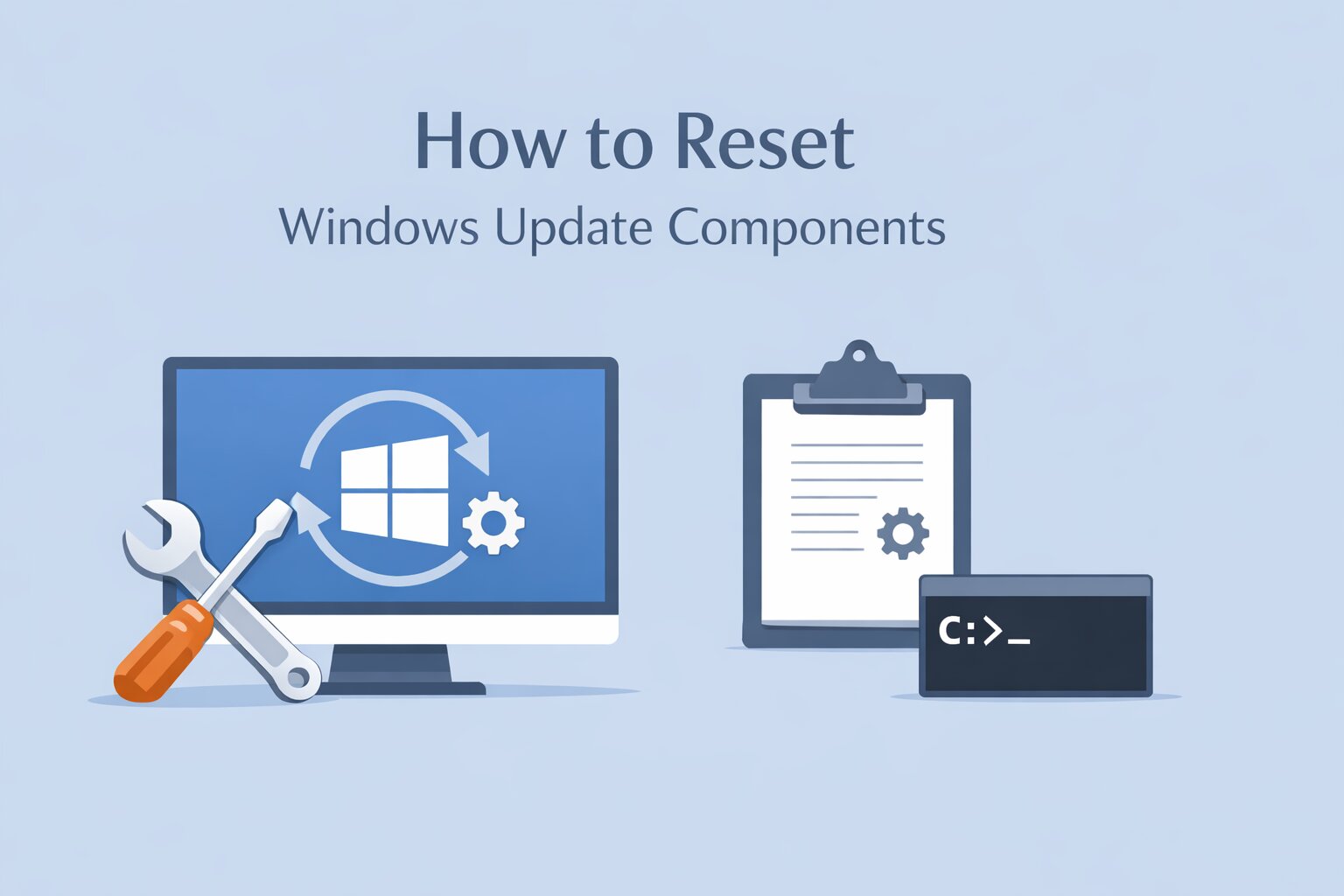 How to Reset Windows Update Components (Complete Fix Guide 2026)