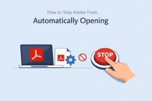 How to Stop Adobe From Automatically Opening in 2026