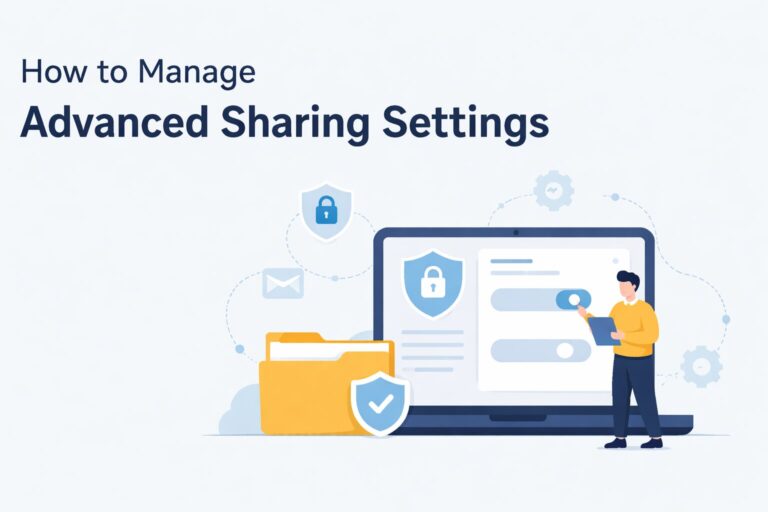 How to Manage Advanced Sharing Settings in Windows 11/10: Setup ...